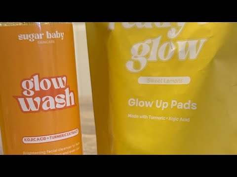 4 week mini review on Sugar Baby Glow Wash *MUST SEE* #skincare #mustwatch #morningroutine #skin