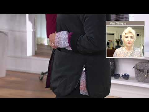 LOGO by Lori Goldstein Bomber Jacket with Quilted Lining on QVC