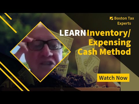 Inventory Expensing/Cash Method