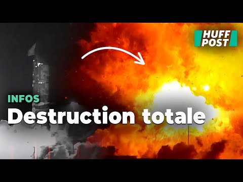 La fusée Starship explose dans une gigantesque boule de feu avant même son lancement