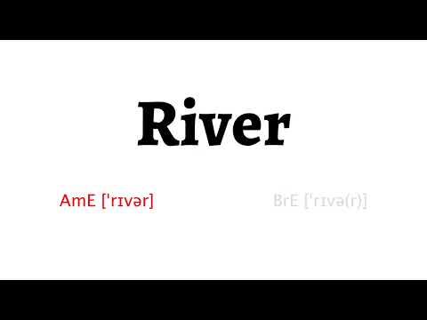 How to Pronounce river in American English and British English