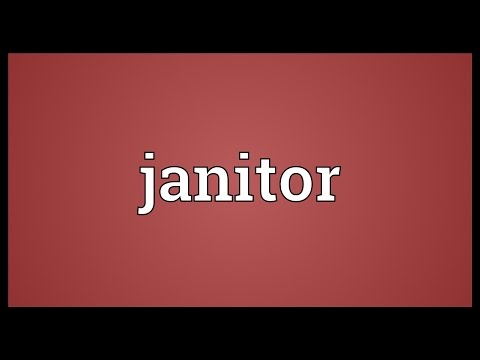 Janitor Meaning