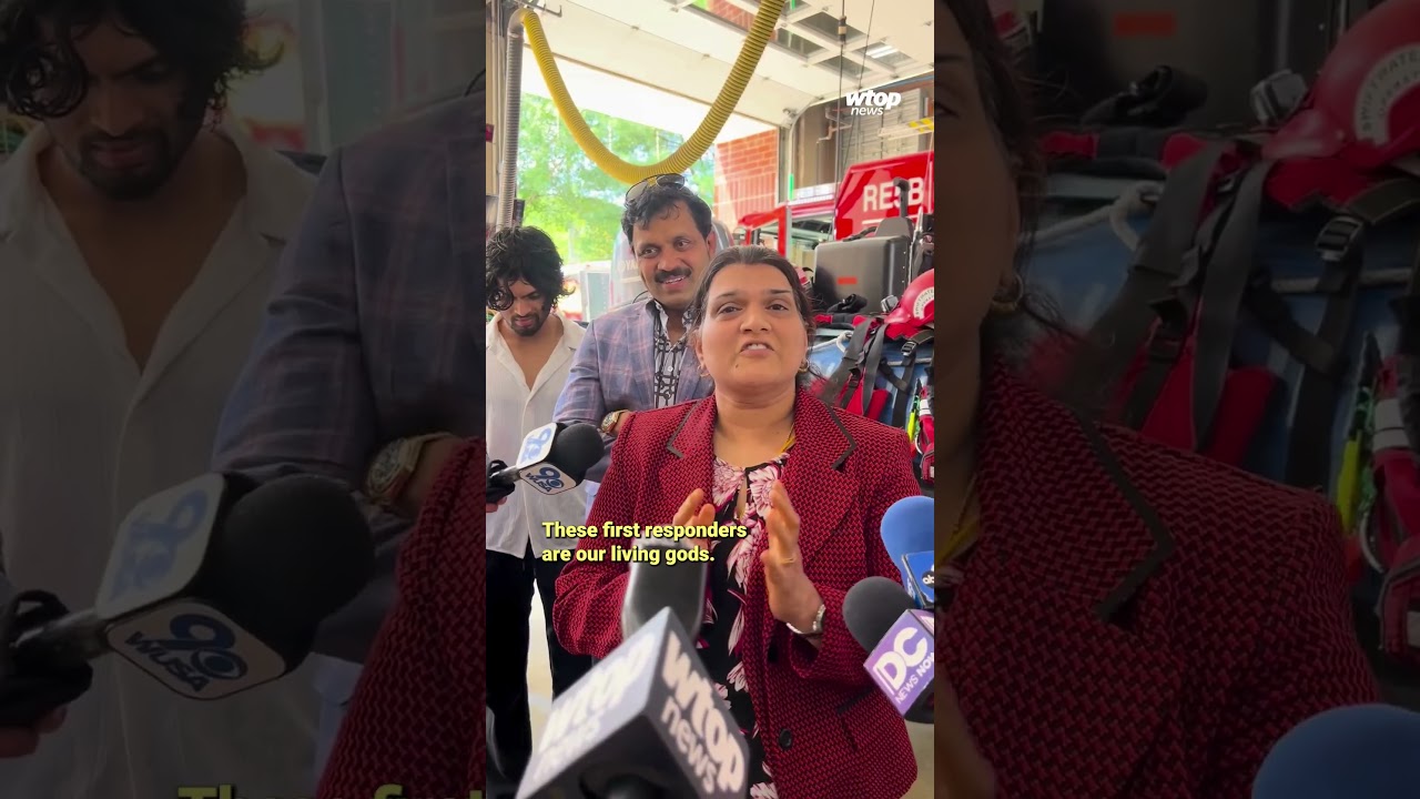 Maryland first responders reconnect with the child they saved days prior