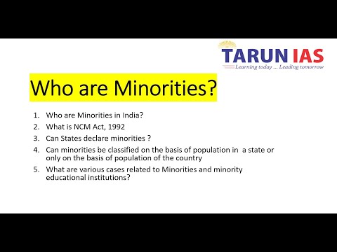 Who are Minorities in India ? Are Hindus Minority in Some States?| UPSC|| Amit Sir | Tarun IAS