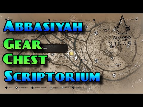 Discover Hidden Treasure: Scriptorium Gear Chest in Abbasiyah in Assassin's Creed Mirage