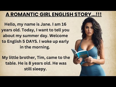 Improve Your English: My Summer Day | Easy English Learning Story ✅