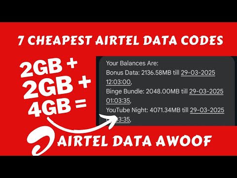 7 Codes To Get Cheaper Data From Airtel | How To Get Cheap Data #cheapdata
