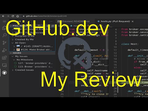 My Review of GitHub.dev