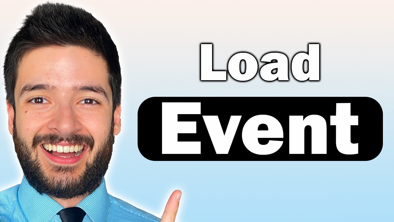Dynamic Pages with JavaScript Load Event in 1 Minute!