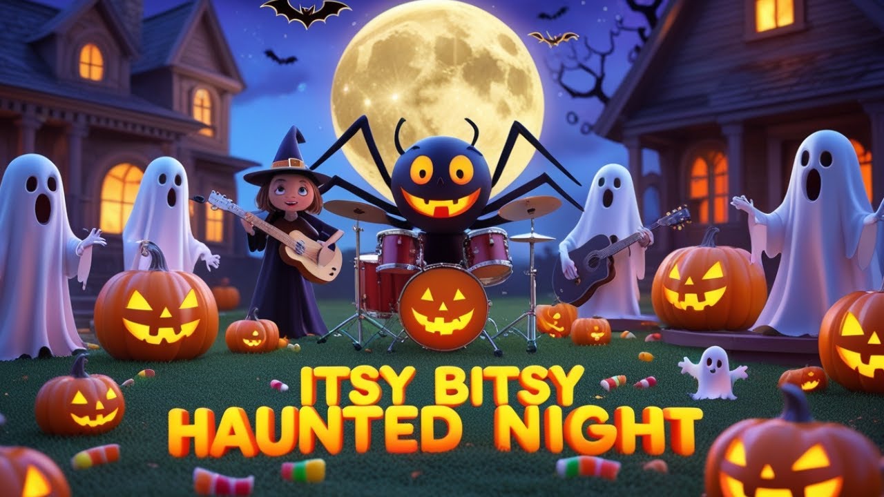 Itsy Bitsy and The Witch in Spooktacular & Haunted Halloween Night! 🎃Halloween Song for Kids 2025🎃