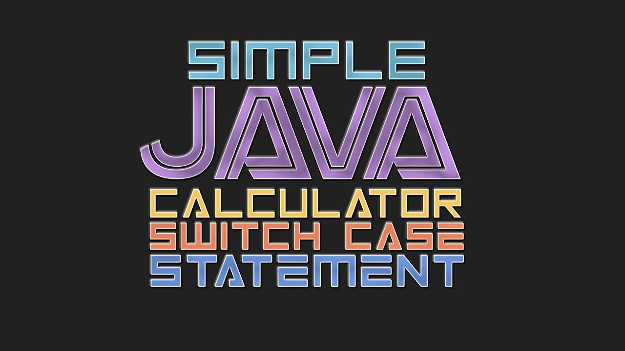 Simple Java Calculator Using Switch Case |IntelliJ IDEA