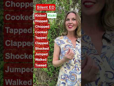 🚫 Don't Pronounce the "ED" in these words!