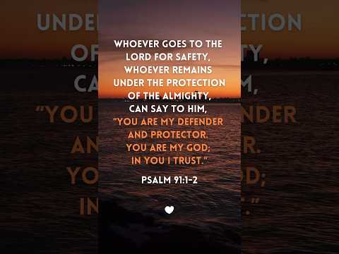 Psalms 91:1-2 - Finding Refuge in God #faith #godsword #peace #scripture #christianliving #healing