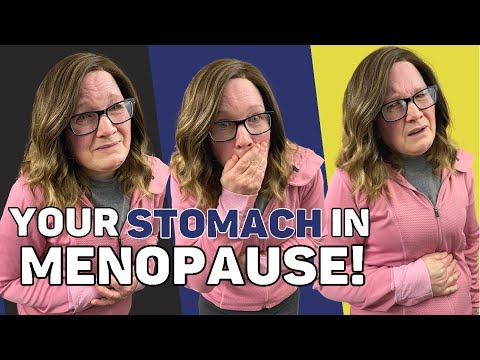 5 Common stomach problems in menopause and how to ease them. Menopausal stomach issues.