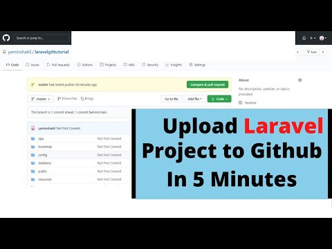 How To Upload Laravel Project On GitHub Tutorial - Step By Step (2023)
