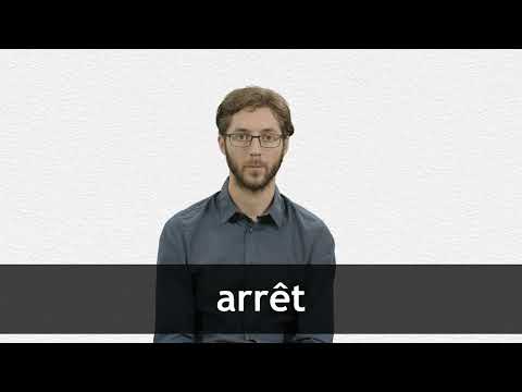 English Translation of “ARRÊT” | Collins French-English Dictionary