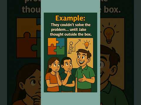 “Think Outside the Box”? What It REALLY Means! | Fun English Idioms #Shorts #englishidiom