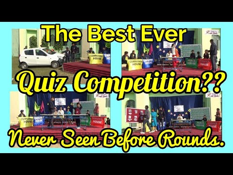 Best and the Most Interesting Quiz Competition with Unique Rounds | New Ideas I Useful for Schools.