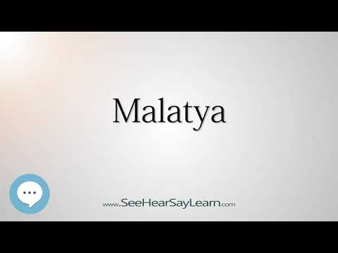 Malatya (How to Pronounce Cities of the World)💬⭐🌍✅