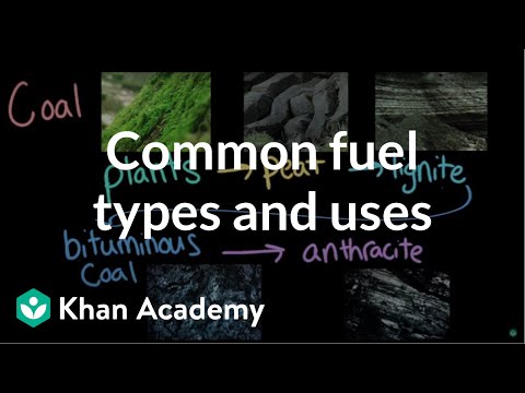 Common Fuel Types and Uses (video) | Khan Academy