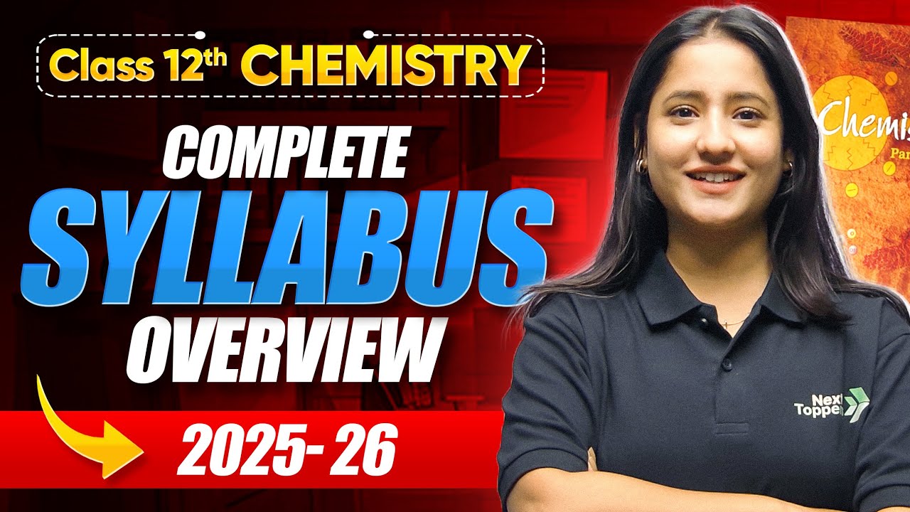 Class 12 Chemistry Syllabus 2025-26 | CBSE Class 12th Official Board Syllabus | CBSE Exam 2025-26