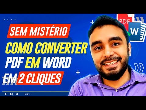 Novo método - Como converter PDF em Word USANDO o PRÓPRIO WORD