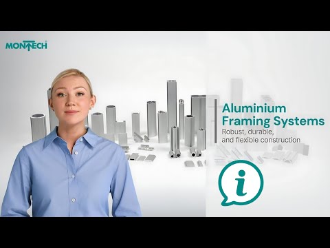 Montech aluminum profile systems: Innovation and precision in one!