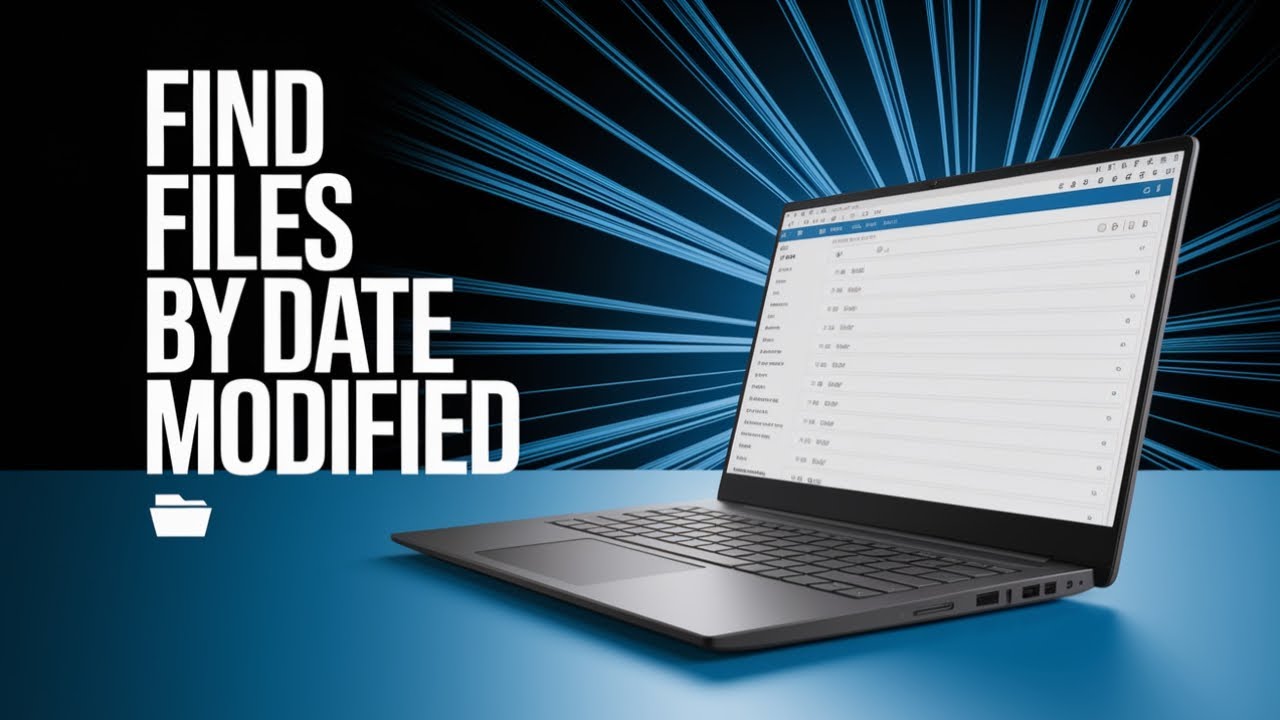 How to Find Files by Date Modified in Windows [Step Guide]