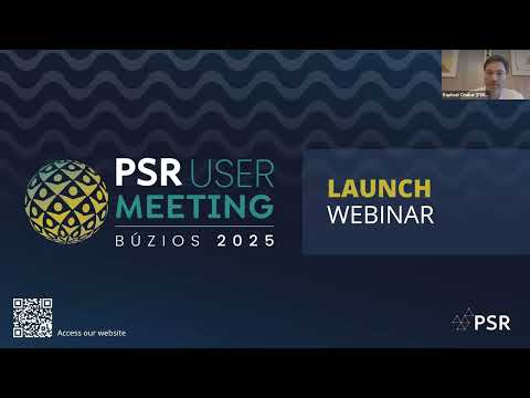 PSR USER MEETING 2025 LAUNCH WEBINAR (12/12/24)