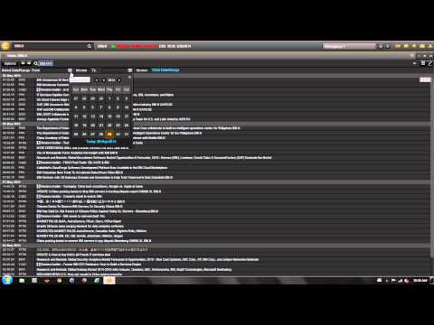 How to filter by date in the News Monitor in XENITH