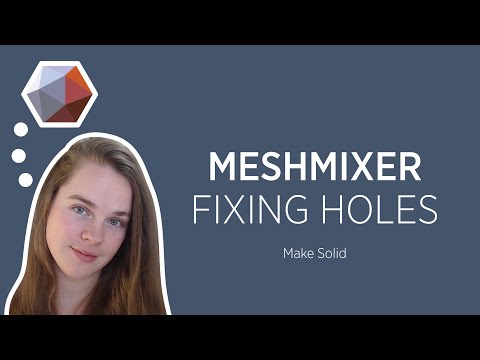 Meshmixer | How to fix holes in 3D models | ⚡ Quickie ⚡