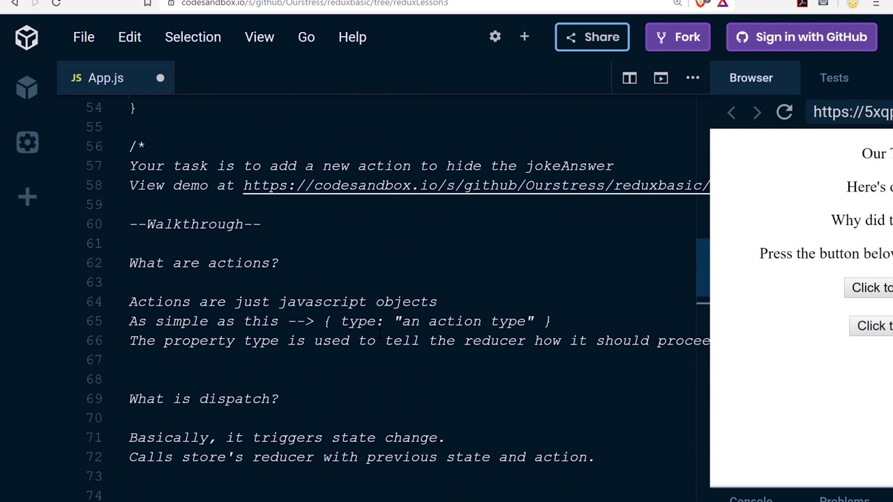 Understanding Actions - Redux in React 3