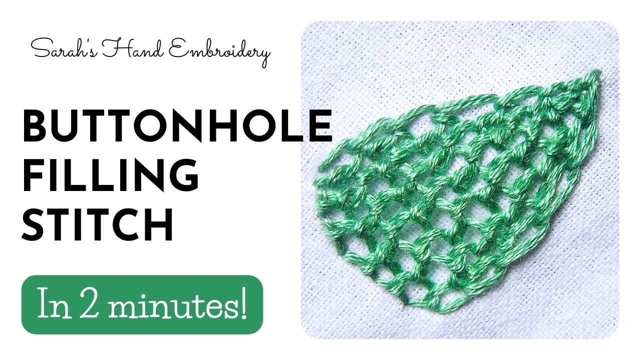 Video Library of Hand Embroidery Stitches - Sarah's Hand Embroidery