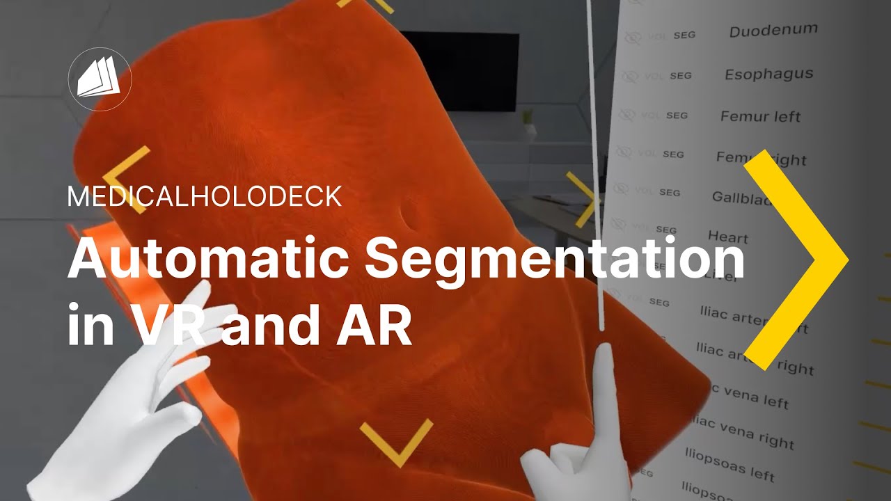 Segment CT & MRI Scans Automatically in 3D VR/AR