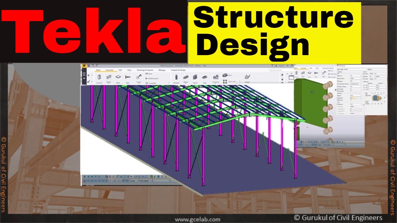 Tekla Structure Design Tutorial | Tekla Structure Design Course