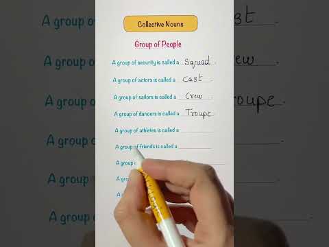 Collective Nouns #english