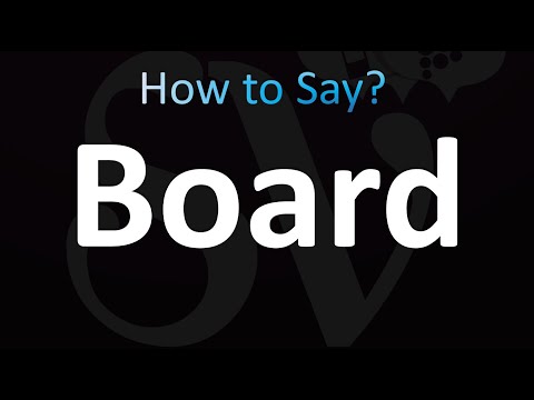 How to Pronounce Board (CORRECTLY!)