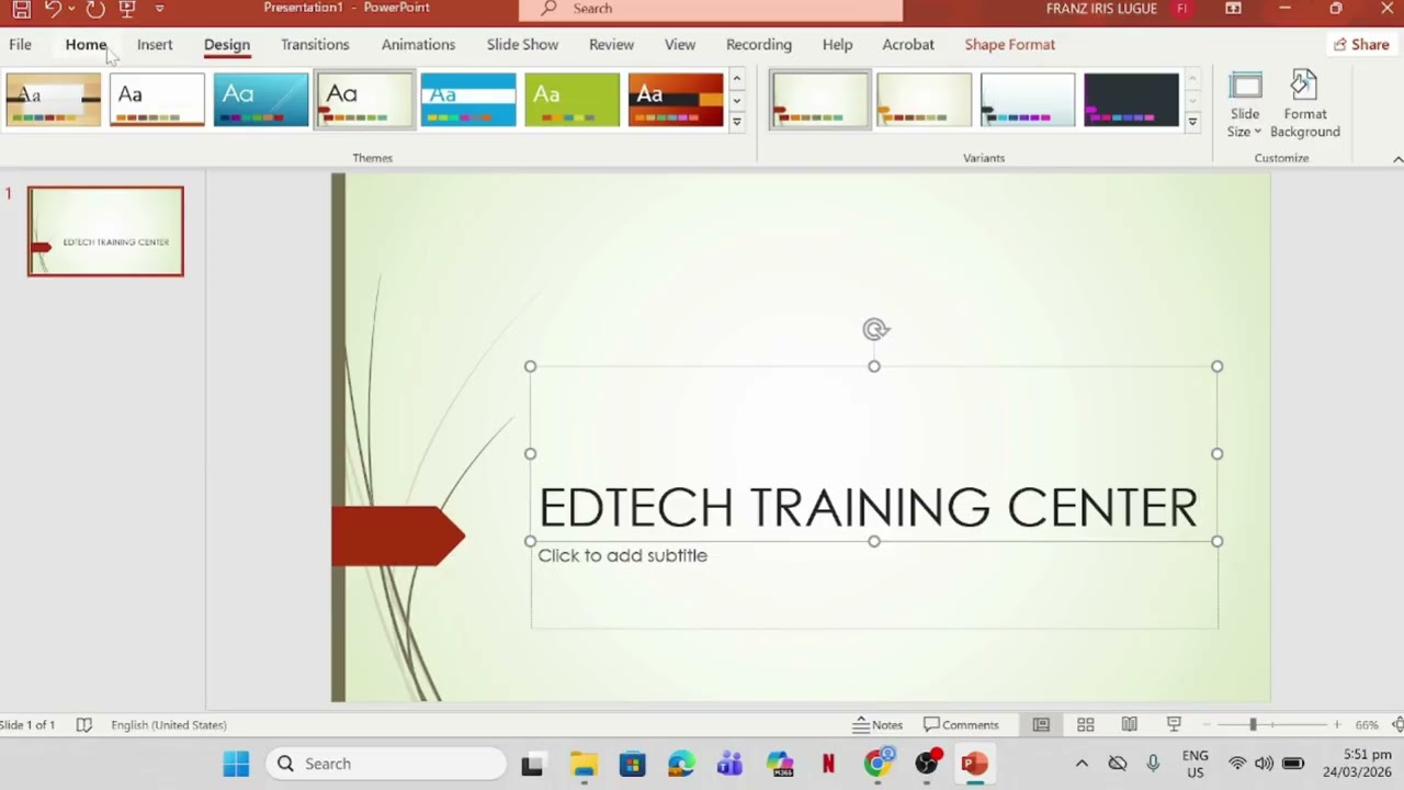 PowerPoint Presentation Tutorial - Edtech Teacher Training Center