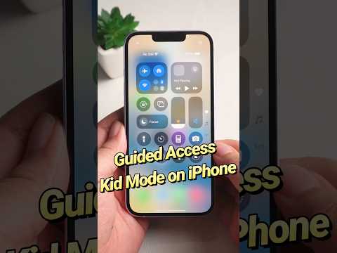 How to turn on Guided Access - Lock iPhone to one App🔒 #shorts