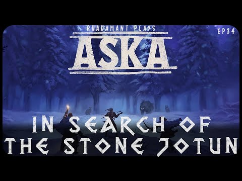 In Search of the Stone Jotun in ASKA - Viking Clan Village Builder // EP34