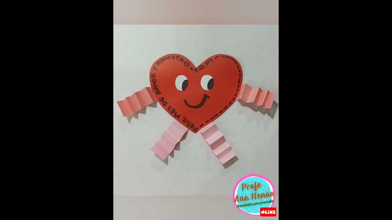 MANUALIDAD de AMOR y AMISTAD para NIÑOS / SAN VALENTIN para NIÑOS