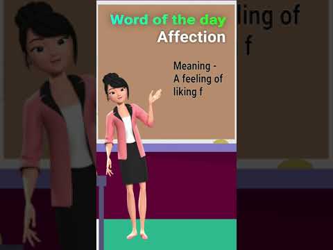 Word of the day AFFECTION | Daily Vocabulary | By Native Vocabulary #short