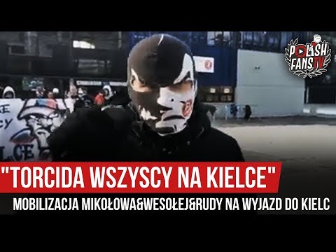 "TORCIDA WSZYSCY NA KIELCE" - mobilizacja Mikołowa&Wesołej&Rudy na wyjazd do Kielc (08.02.2020 r.)