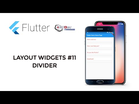 Learn Flutter Tutorial Layout Widgets 11 Divider - Mind Luster