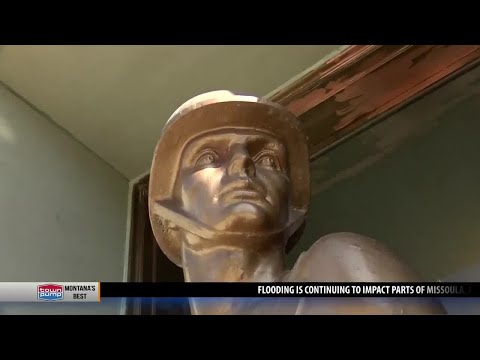Iconic Butte statue honored with new home inside courthouse