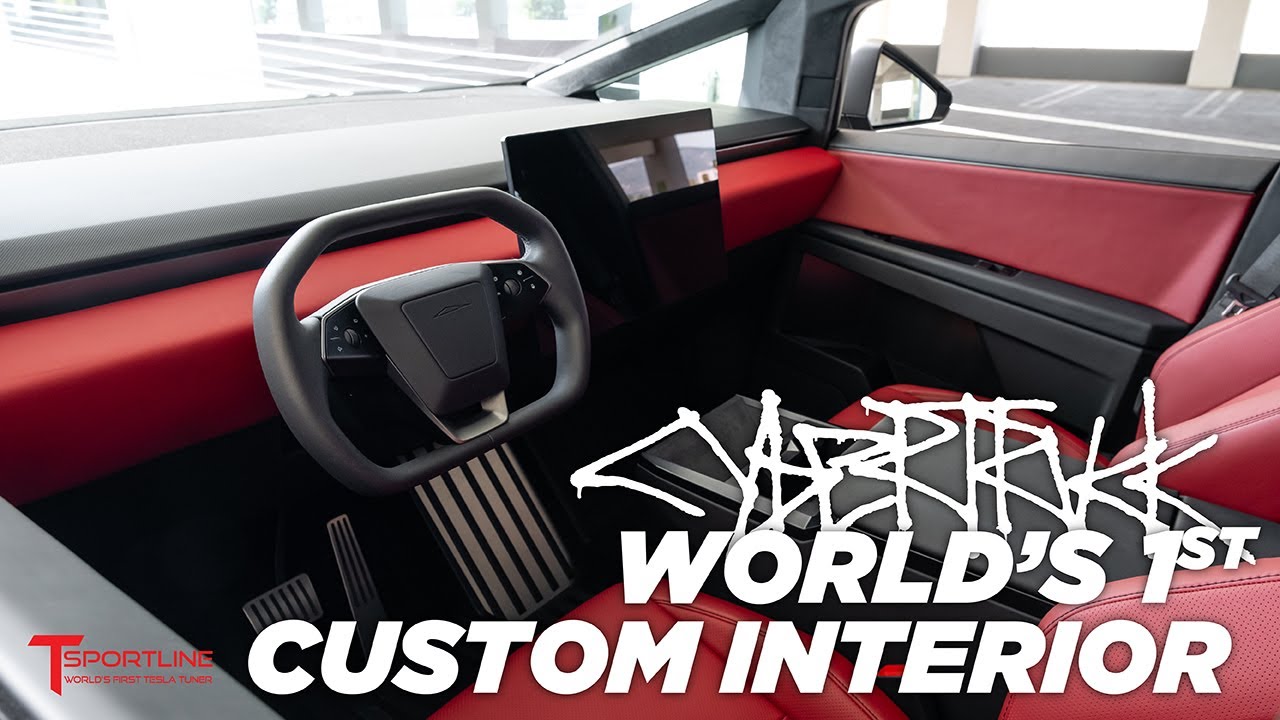 Tesla Cybertruck Gets an Interior Makeover, It's the World's First ...