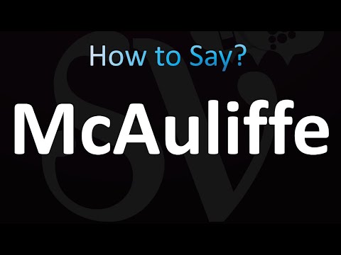 How to Pronounce McAuliffe (Correctly!)