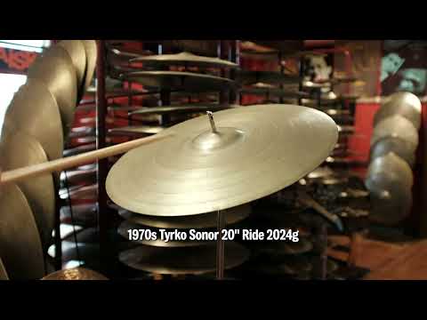 1970s Tyrko Sonor 20" Ride 2024g | Reverb