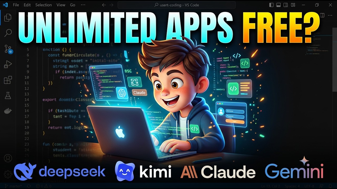 New Free AI Agent IDE | Build Unlimited Websites & Apps Without Limits