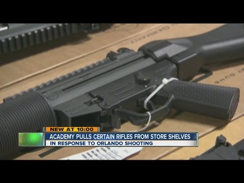 Academy Pulls Certain Rifles From Store Shelves
